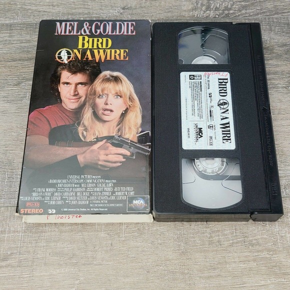 Unlisted | Media | Bird On A Wire Vhs 99 Mel Gibson Goldie Hawn | Poshmark